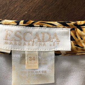 Escada | Tops | Escada Silk Blouse | Poshmark